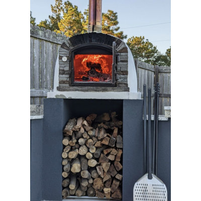 Authentic Pizza Ovens Ventura Stacked Stone Brick Pizza Oven | Wayfair