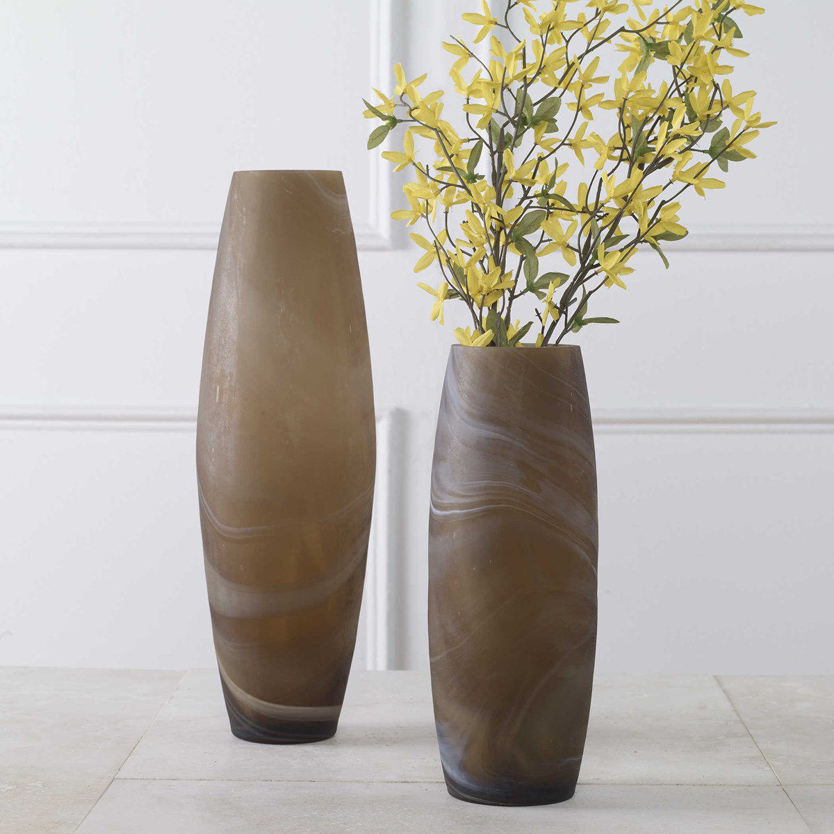Hokku Designs DELI SWIRL VASES, S/2 | Wayfair