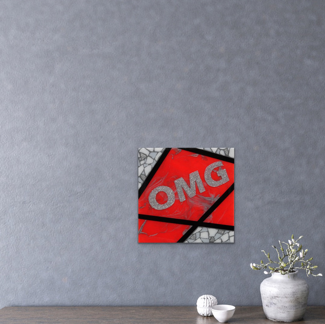 Wrought Studio™ Anginette Omg-Red - Painting Print | Wayfair