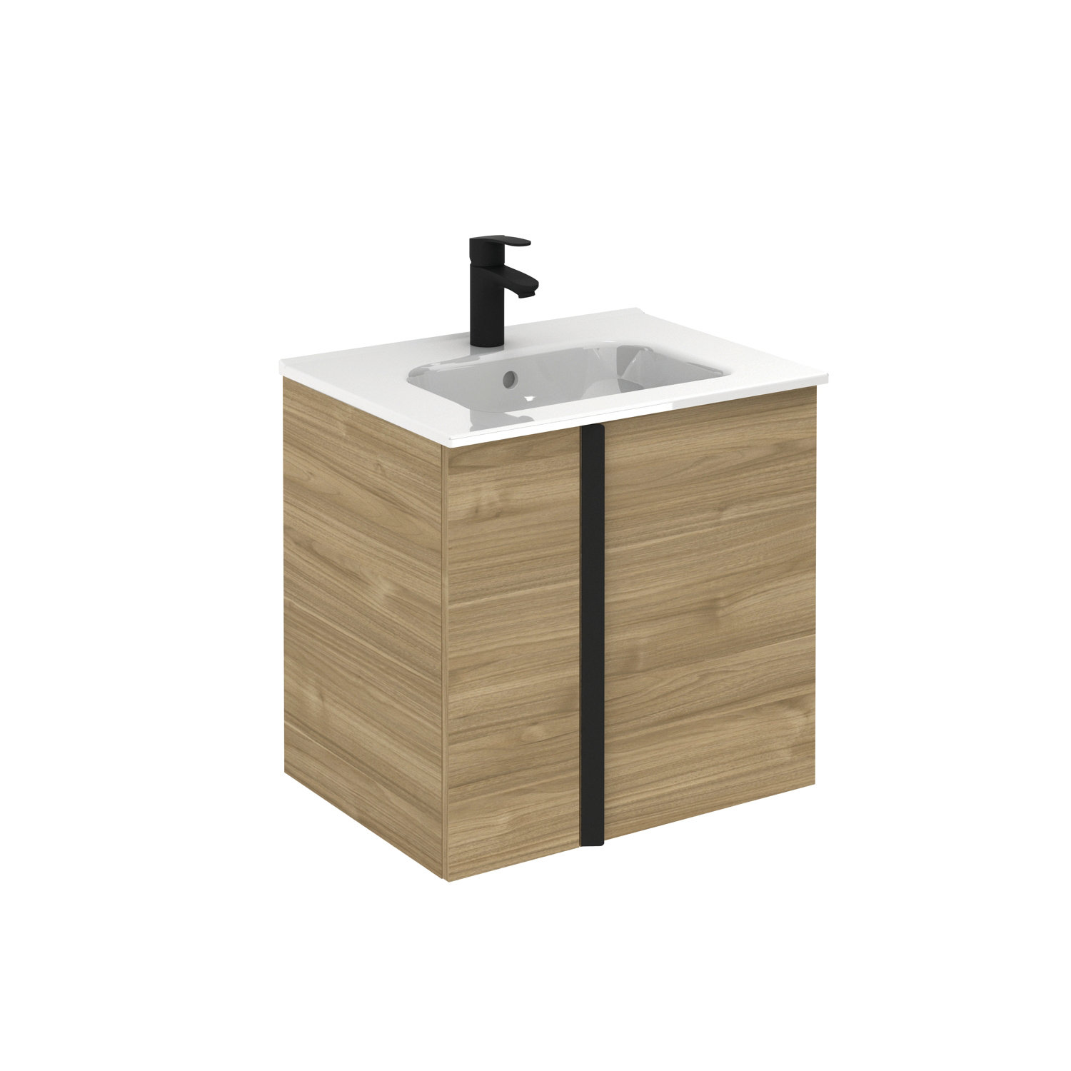 Wade Logan UNIT 24" ONIX 2D Toffee Walnut With Ceramic Top - Wayfair Canada