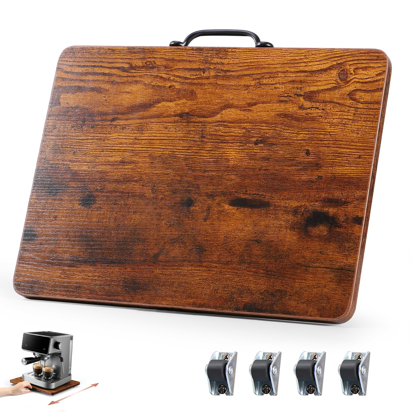 Millwood Pines Appliance Slider, Sliding Tray, Coffee Pot Slider For ...