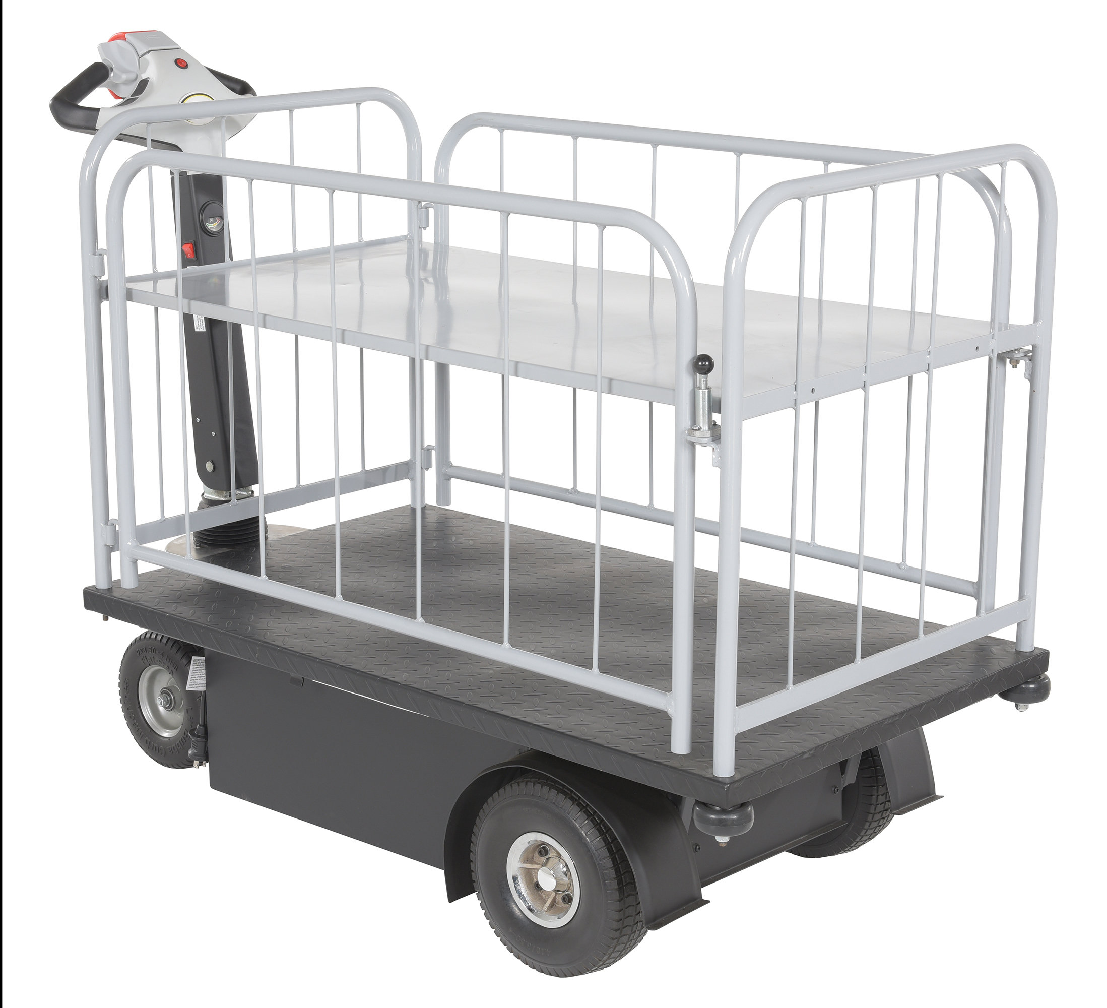 Vestil Traction Drive Utility Cart with 1 Shelf Side Load - Wayfair Canada