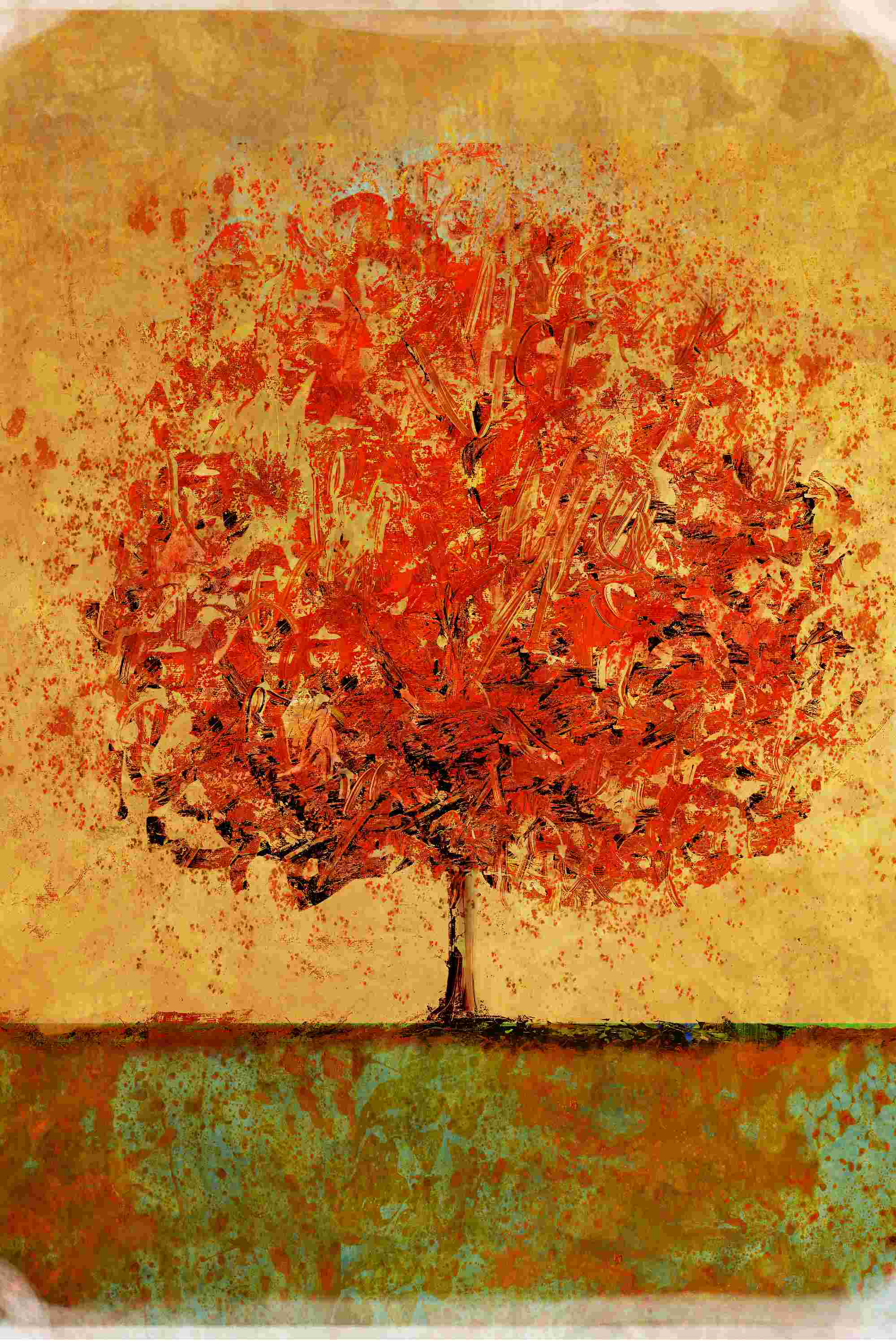 Trinx Bright Single Fall Tree - Wayfair Canada