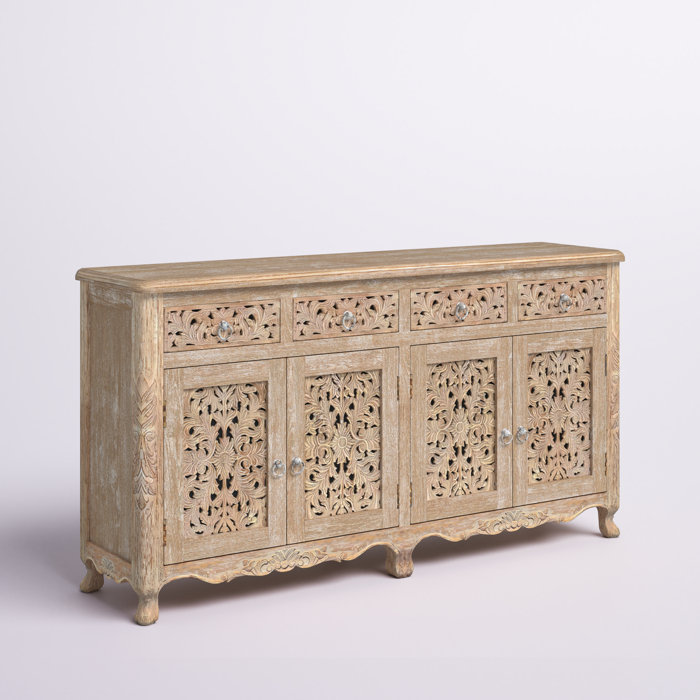 Langley Street Vasquez 66'' Solid Wood Sideboard & Reviews | Wayfair