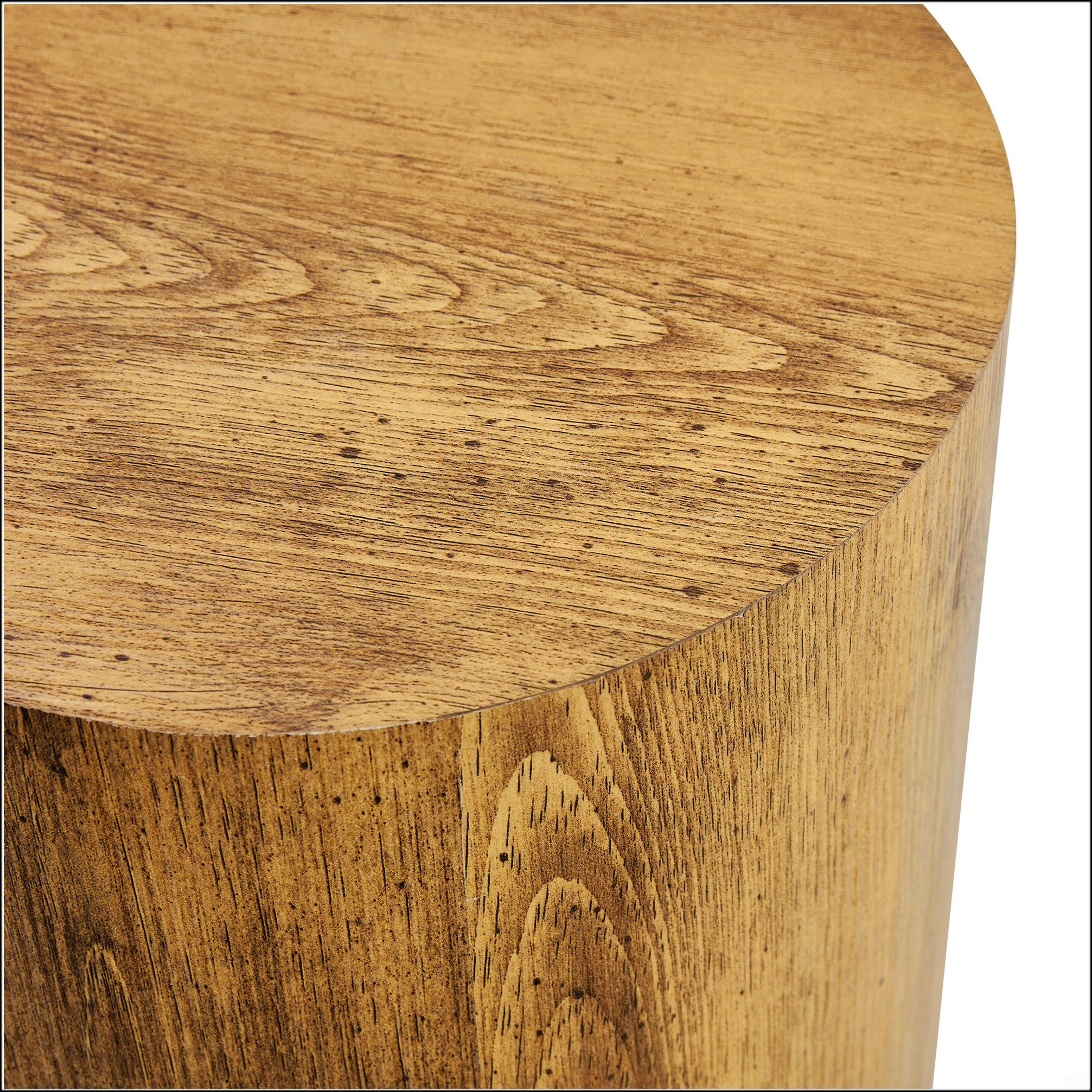 Ebern Designs Versatile Cylindrical Table With Patterned Design For ...