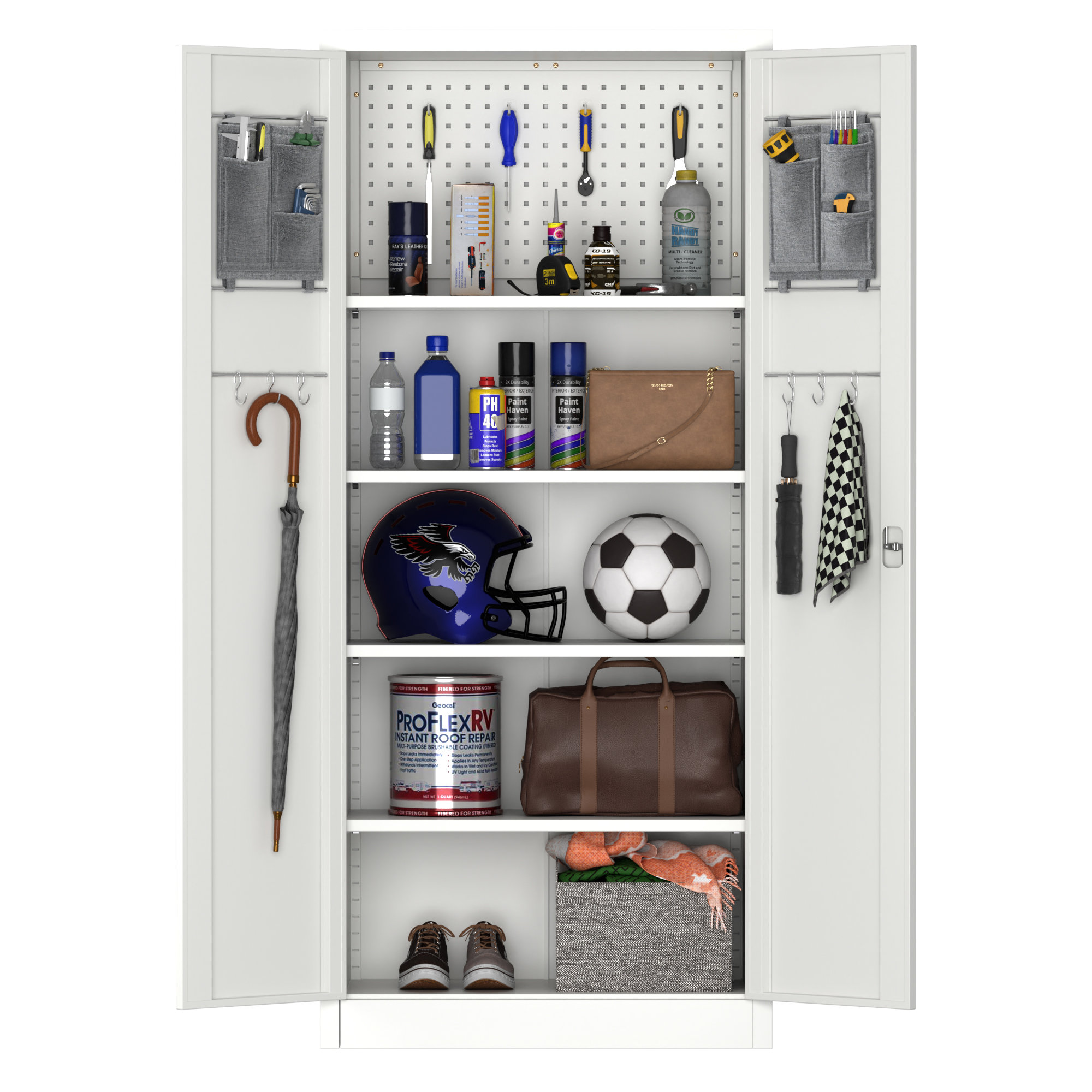 WFX Utility™ Metal Single Storage Cabinet ( 70.87'' H x 31.5'' W x 15. ...
