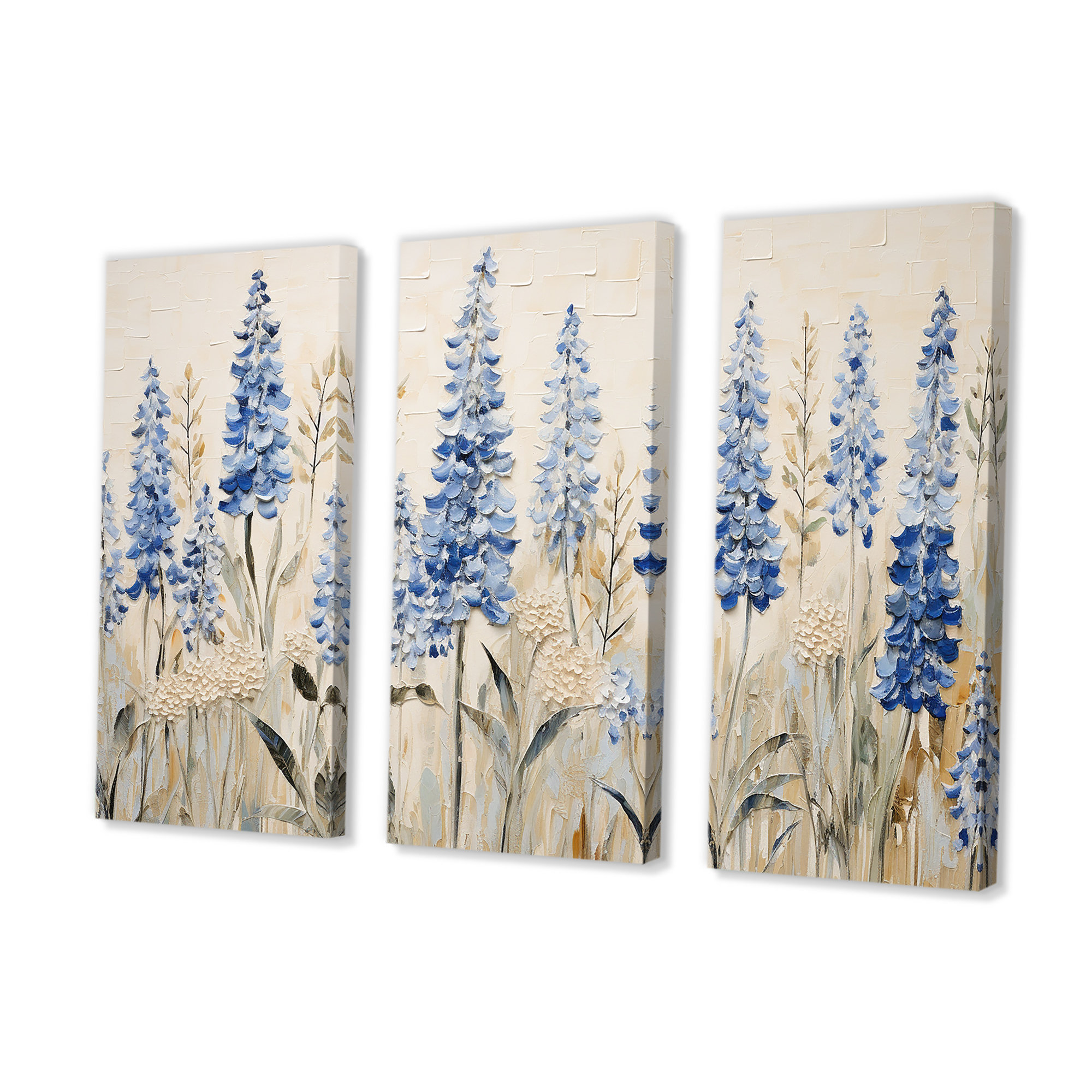 Lark Manor™ Magical Blue Bonnets Grass Meadows II - Blue Bonnets Wall ...