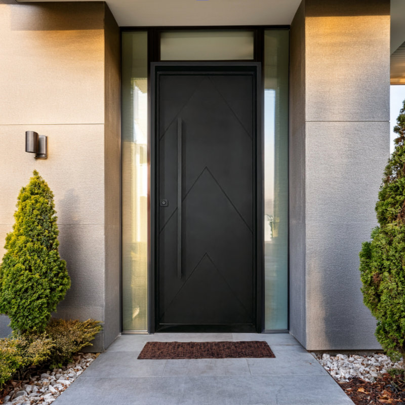 Nationwide Iron Works Vector Iron Pivot Door | Wayfair