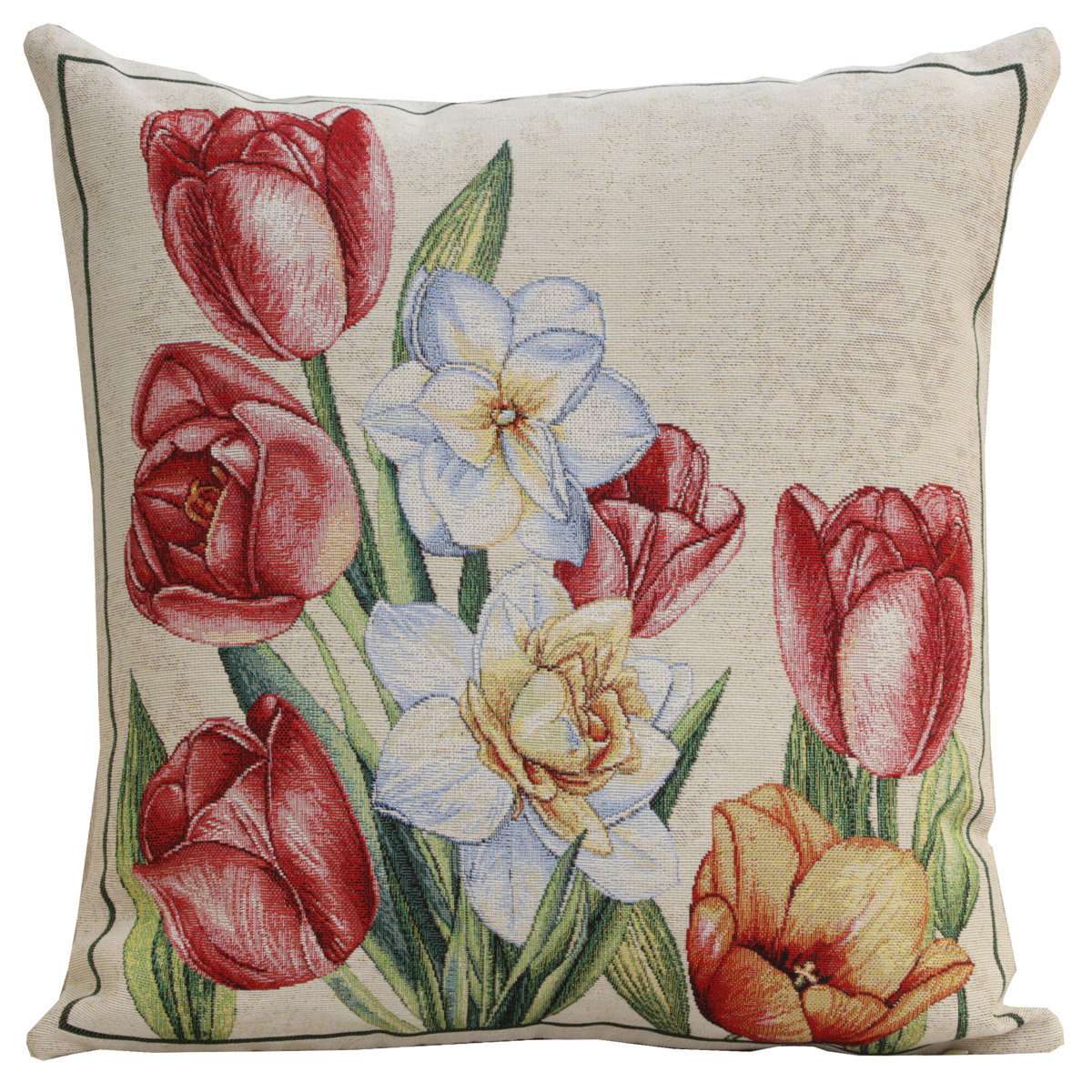 Charlotte Home Furnishings Lady Tulip Cushion Cover | Wayfair