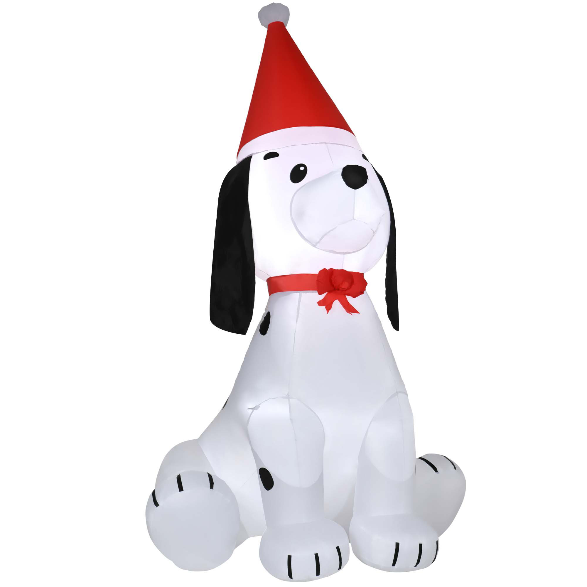 Ophelia & Co. 6Ft Christmas Inflatables Outdoor Decorations Puppy Dog ...