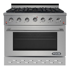 NXR Professional Ranges 36" 5.5 cu ft. Freestanding Gas Range & Reviews ...