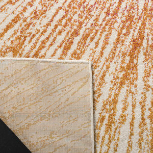 Wrought Studio™ Faustina Performance Abstract Rug & Reviews | Wayfair