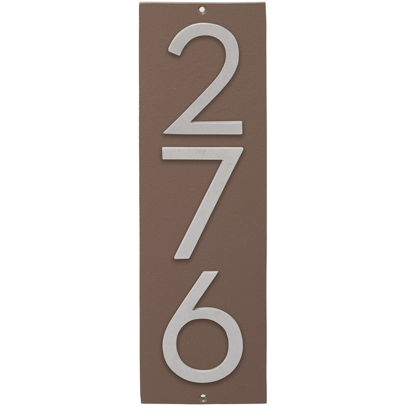 Montague Metal Products Rectangle Wall Plaque & Reviews | Wayfair