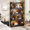 Latitude Run® 71" Tall Bookcase, 4-Tier S-Shaped Bookshelf & Reviews ...