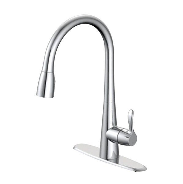 Oakbrook Collection Touch Single Handle Kitchen Faucet | Wayfair