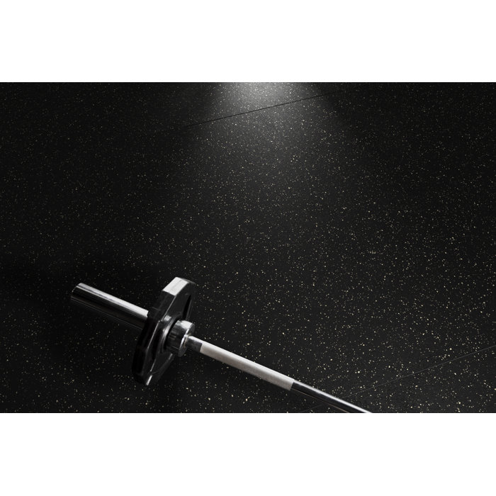 Genaflex Rubber Gym Flooring Roll, 8mm Thick - 4' x 20' | Wayfair