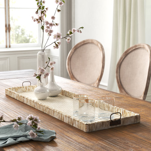 Rectangle Decorative Trays You'll Love | Wayfair