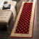 Charlton Home® Dezerey Fleur De Lis Traditional Oriental Red Plush Rug ...