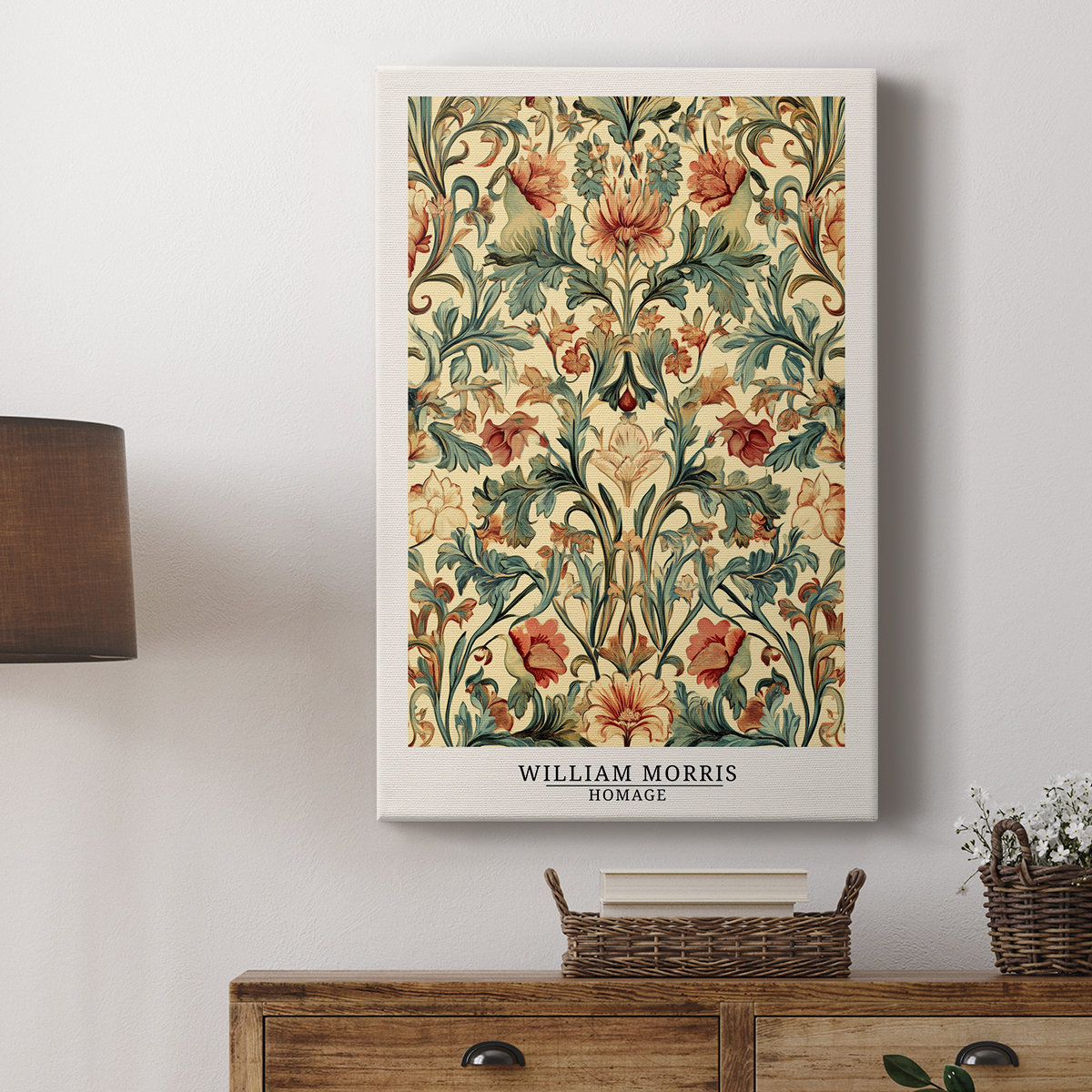 Lark Manor™ WM MORRIS Series CMVIII -Gallery Wrapped Cavas | Wayfair