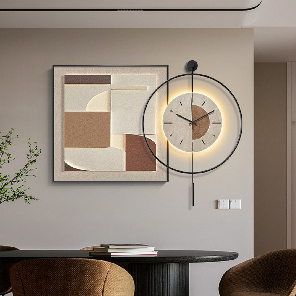 Orren Ellis Round Crystal porcelain+Aluminum Wall Clock - Wayfair Canada