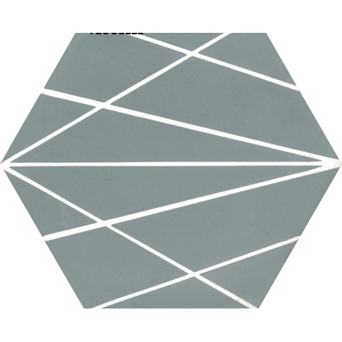 Tesselle Network 8" x 9" Cement Patterned Wall & Floor Tile | Wayfair