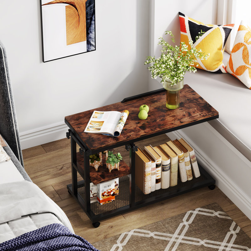 Inbox Zero Peralez C Table End Table with Storage & Reviews | Wayfair