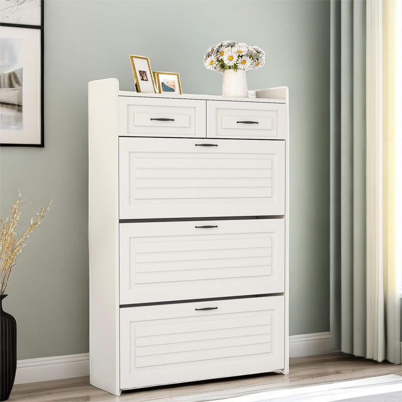 Orren Ellis Alira 24 Pair Shoe Storage Cabinet "& Reviews" | Wayfair