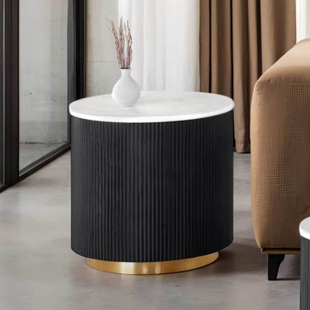 Mercer41 Michael Round End Table | Wayfair