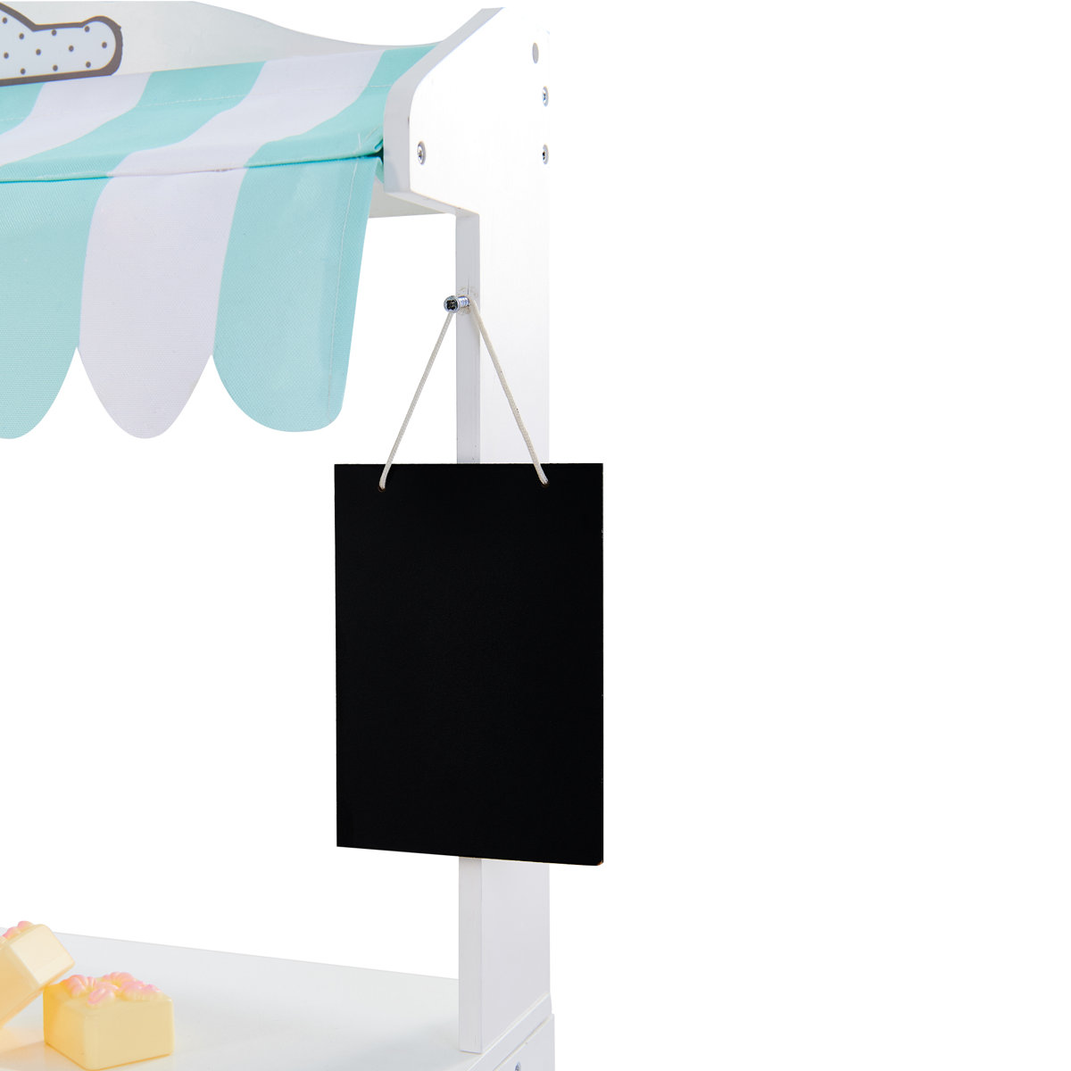 Teamson Kids My Dream Bakery Shop and Pastry Cart Wooden Play Set ...