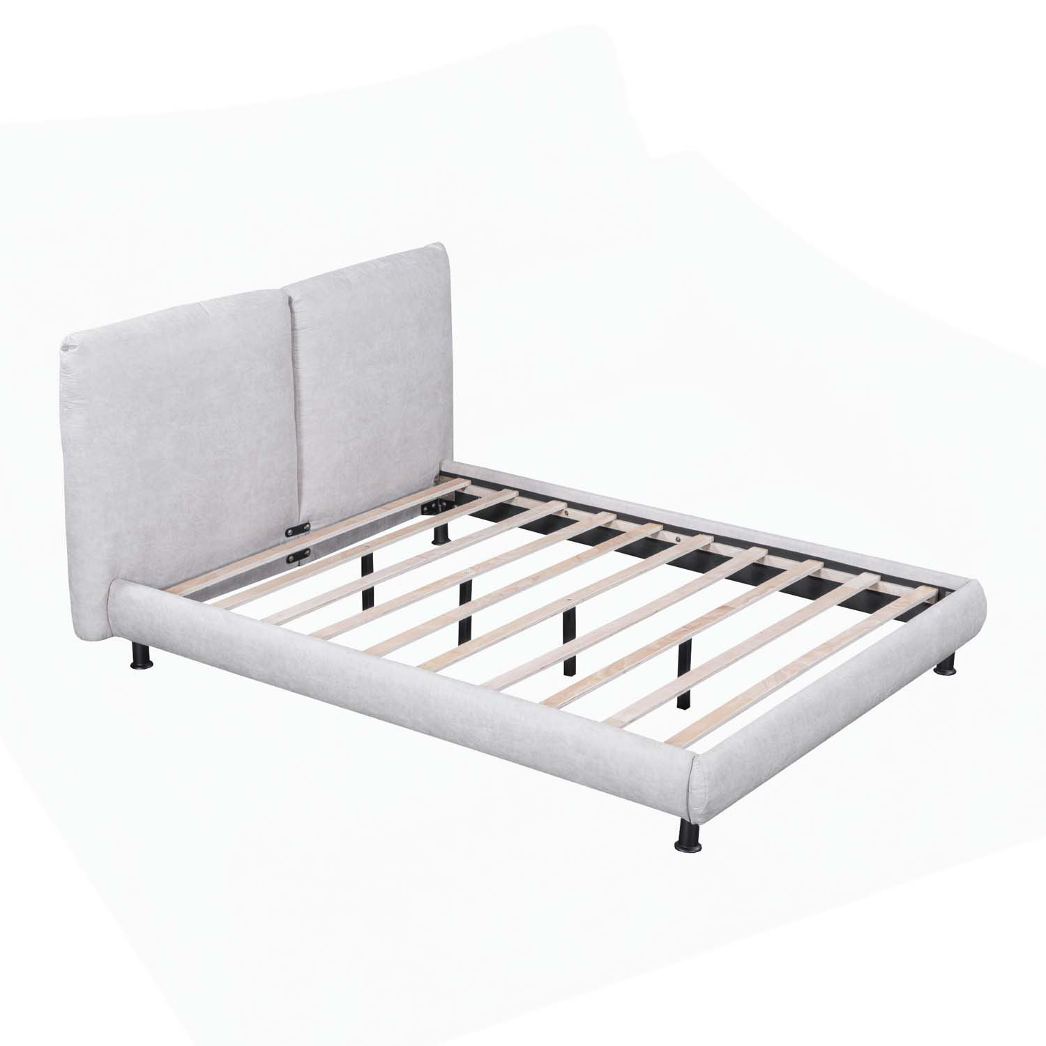 17 Stories Luxurious Upholstered Platform Bed with Extra Comfort and ...