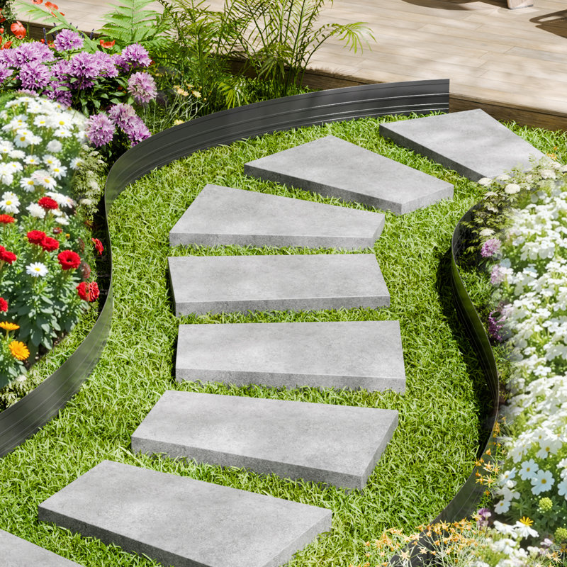 Stellweilan Tessberg Metal Landscape Edging 10Packs 60in Rust-Resistant ...