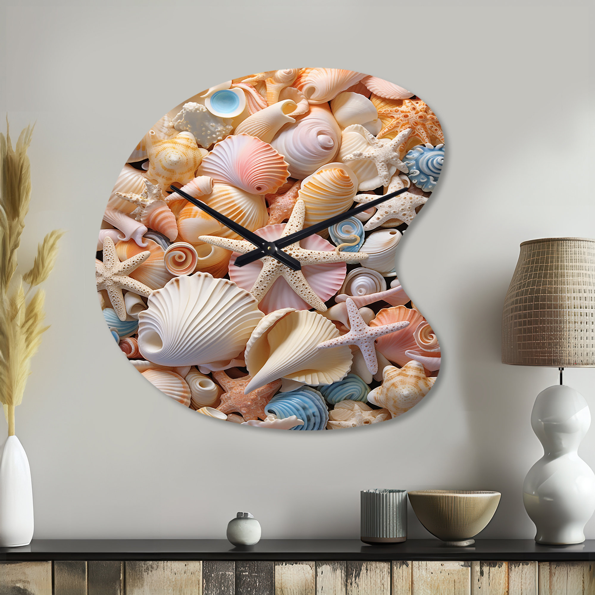 Design Art Seashell Realistic Treasures Realism - Drop Shape Unique ...