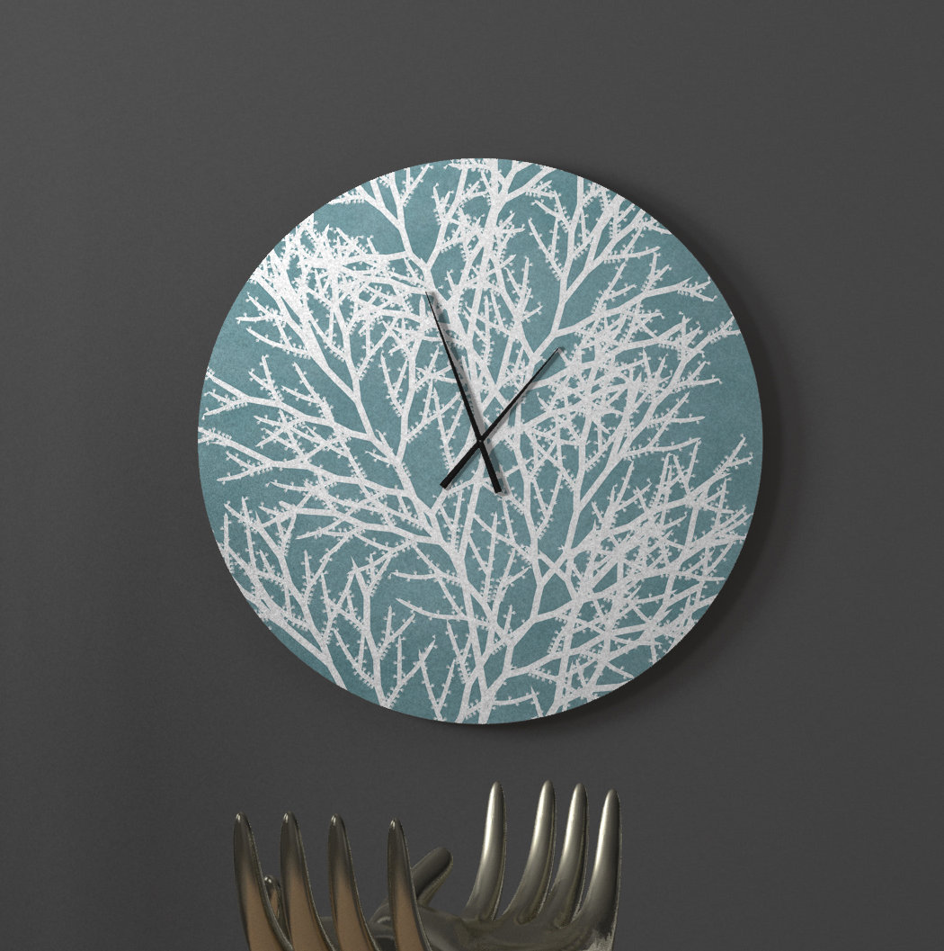 Highland Dunes Villar Wall Clock | Wayfair