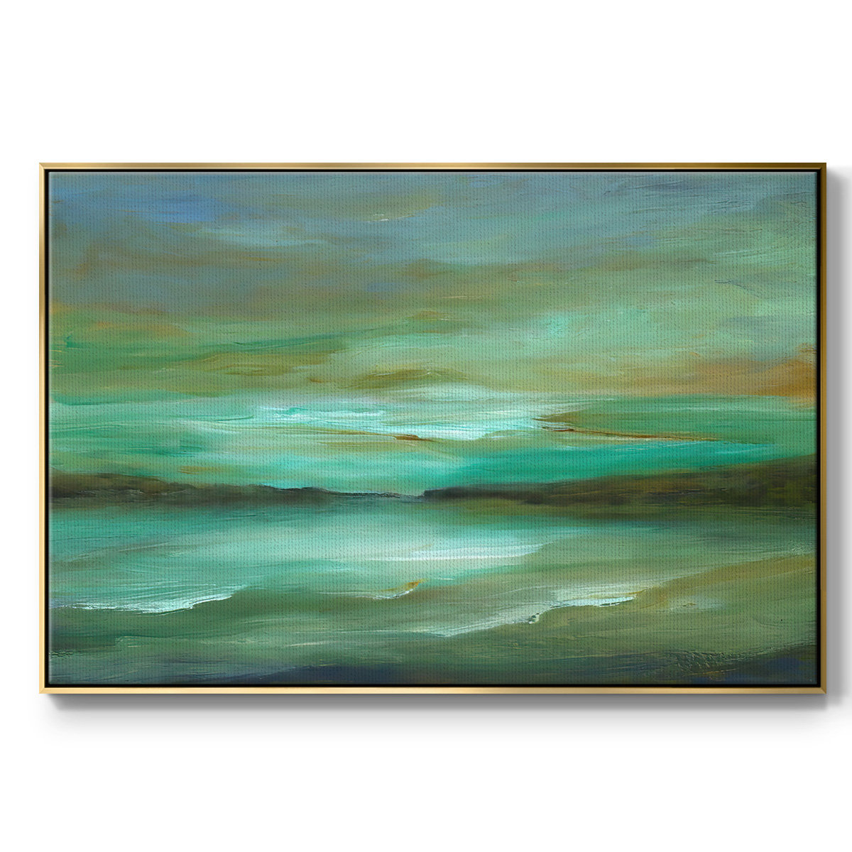 Wexford Home Hidden Cove Framed On Canvas Print | Wayfair