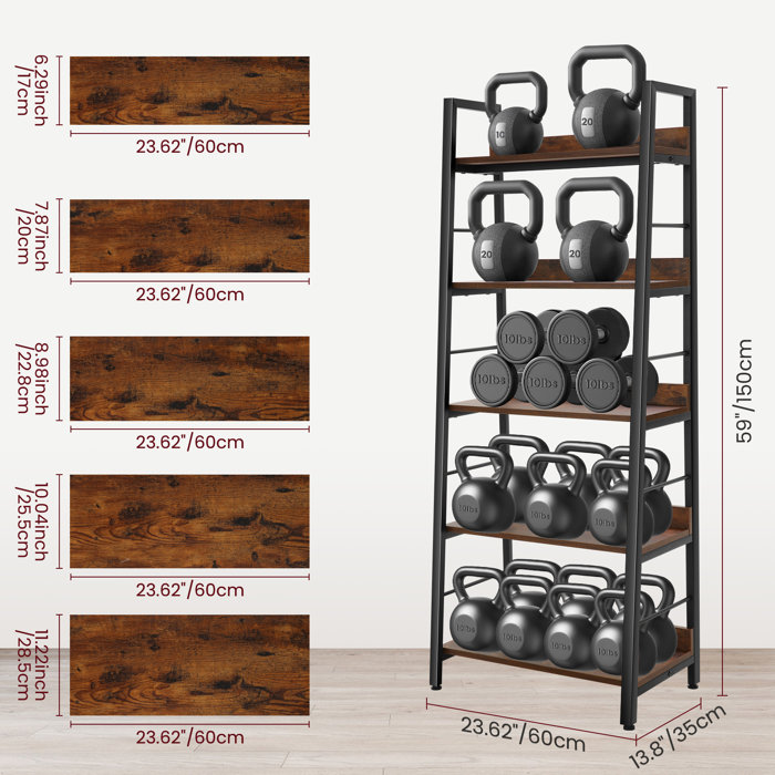 17 Stories Hasnath Ladder Bookcase & Reviews | Wayfair