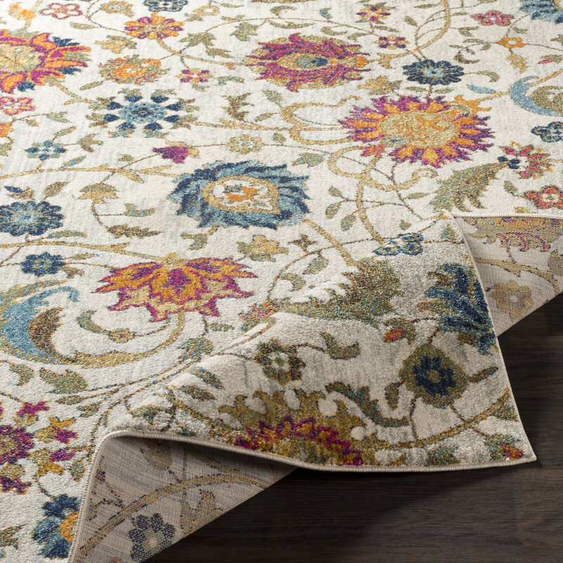 Mistana™ Hillsby Floral Multicolor Area Rug & Reviews | Wayfair