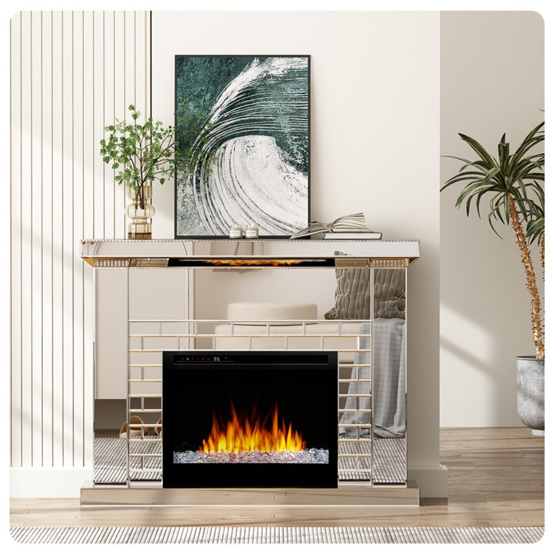 Everly Quinn Electric Fireplace | Wayfair