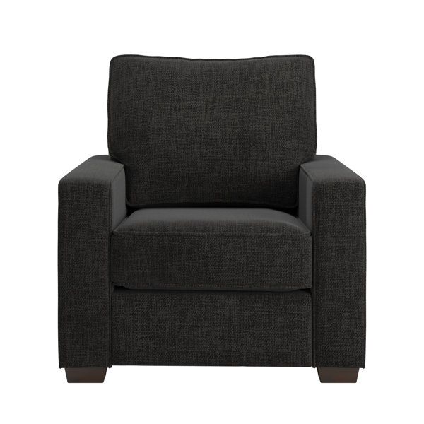 Latitude Run® Beaulah Modern Fabric Upholstered Square Arm Living Room ...