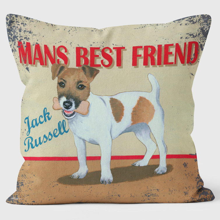 We Love Cushions Jack Russell - Martin Wiscombe - Art Print Cushion ...