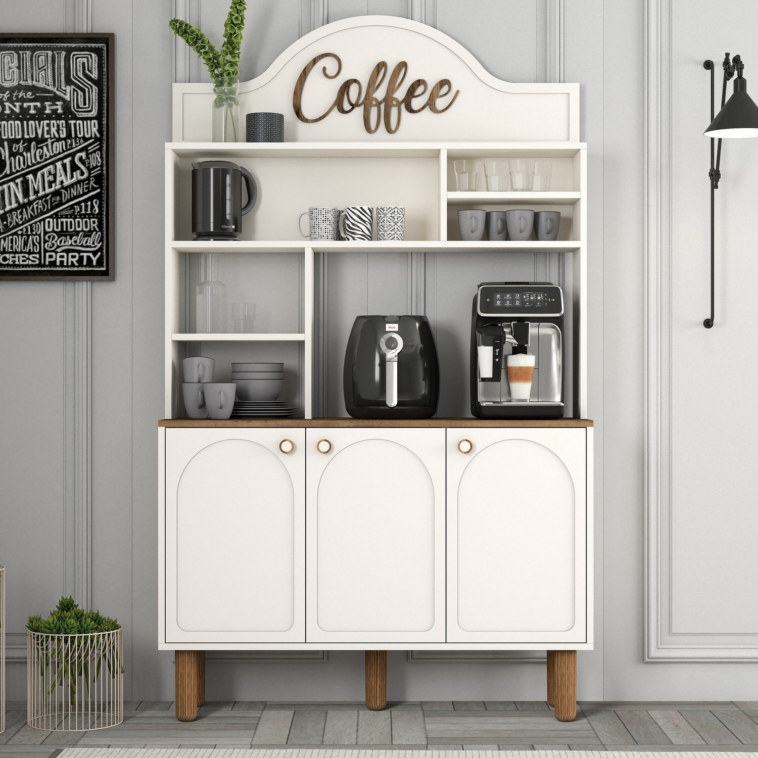 Lark Manor™ Coffee Bar Cabinet | Wayfair