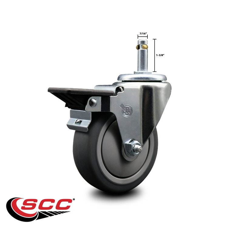 Service Caster Grip Ring Stem Caster | Wayfair