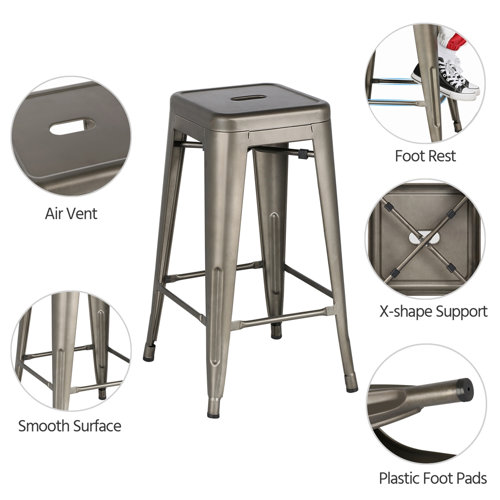Williston Forge Winfred 30'' Bar Stool & Reviews | Wayfair