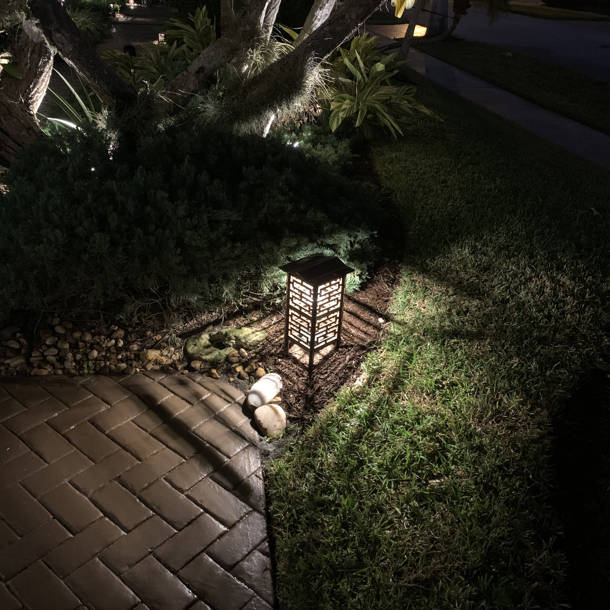 TedStuff Low Voltage Integrated LED Metal Pathway Light | Wayfair