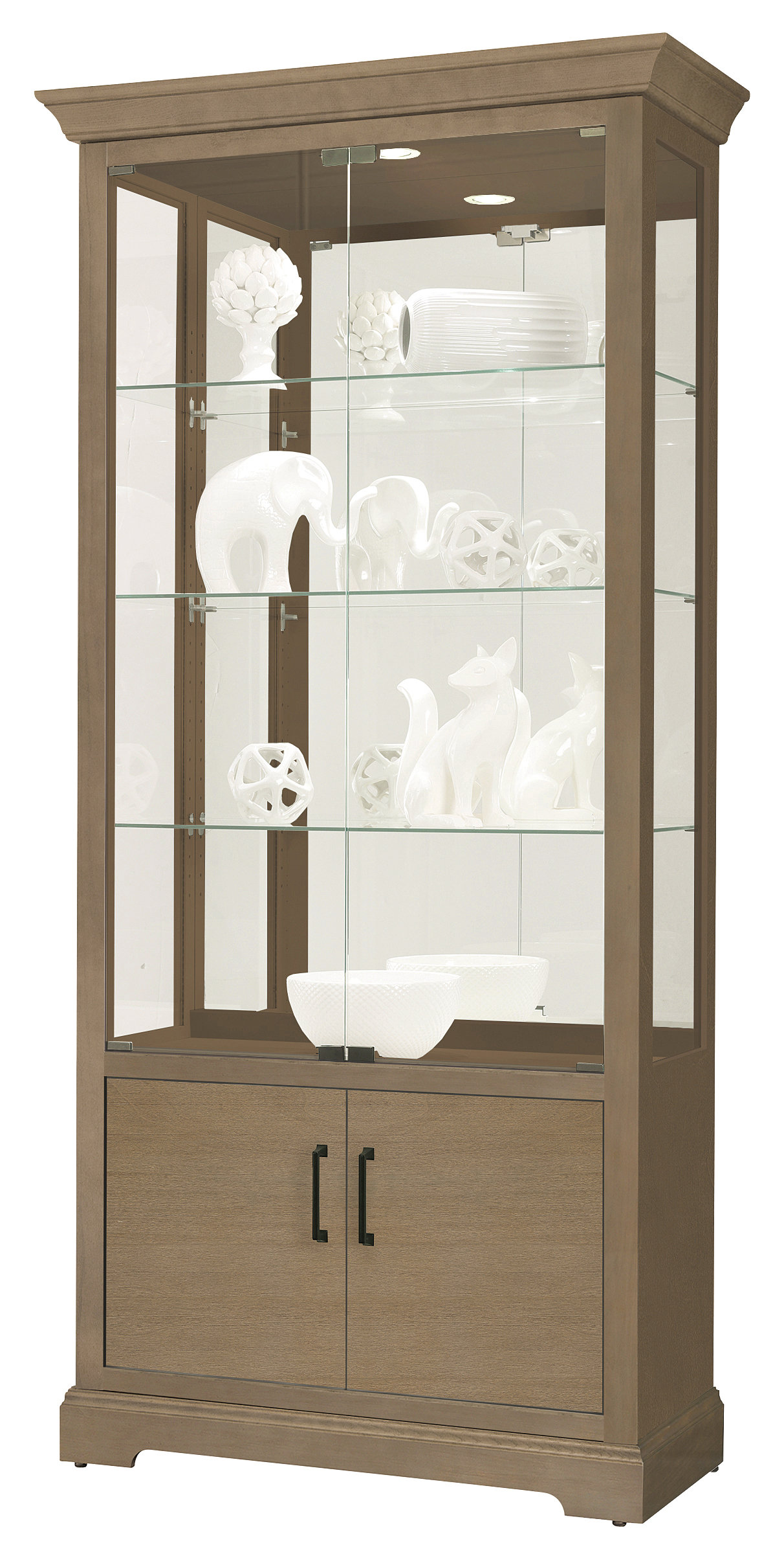 Howard Miller® Breindel Lighted Curio Cabinet | Wayfair