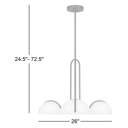 Visual Comfort Studio Nido Medium Chandelier | Perigold