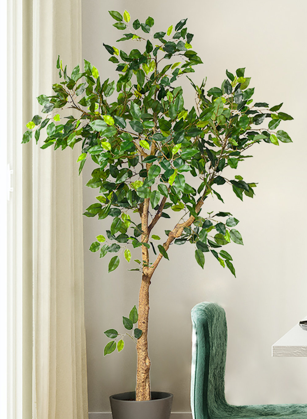 Ebern Designs 54" Artificial Ficus Tree in Pot | Wayfair