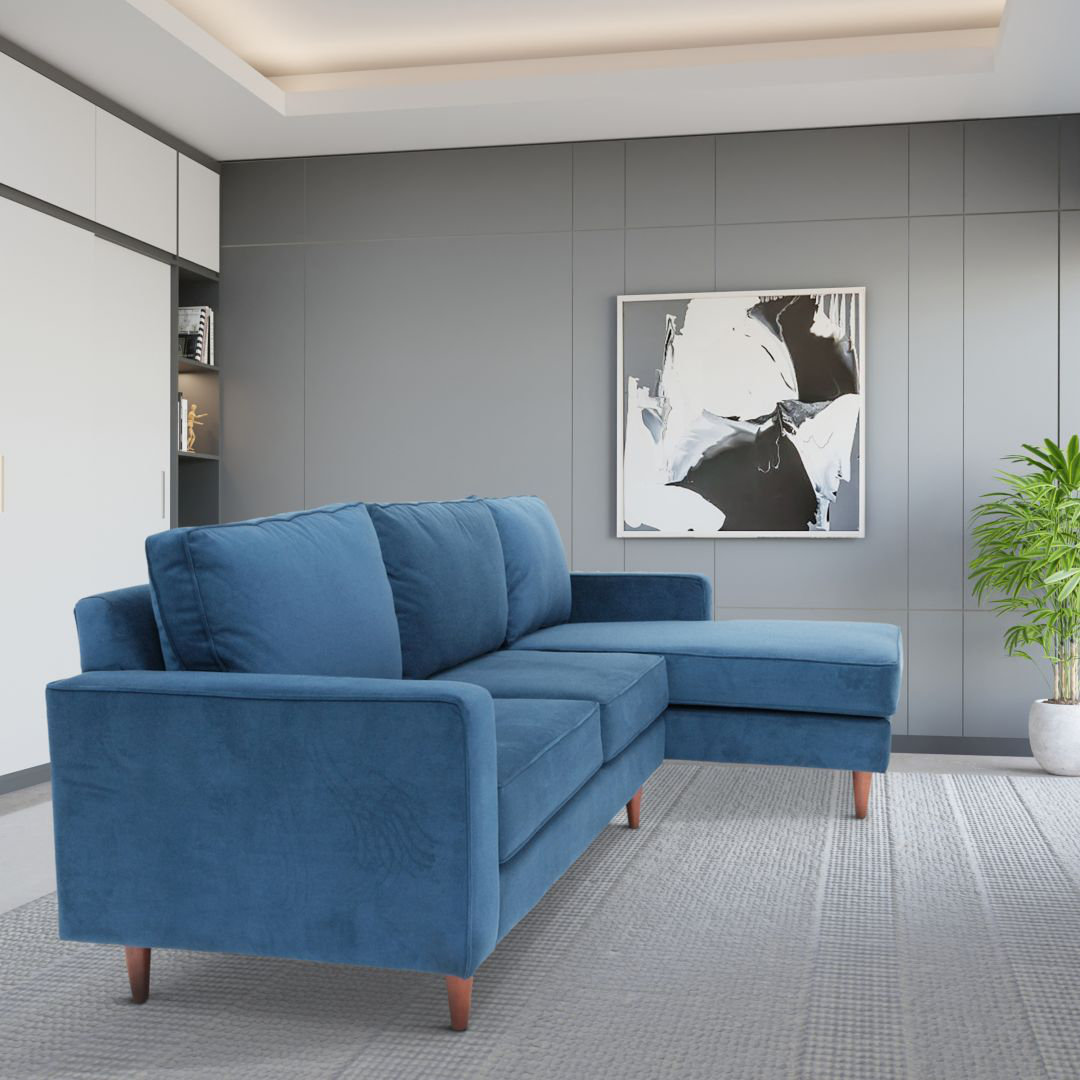 George Oliver Canapés modulaires modernes en forme de L pour salon ...