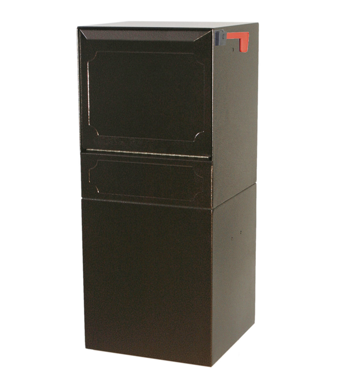 dVault Parcel Protector Package Drop Post Mounted Mailbox | Wayfair