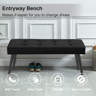 George Oliver Evalene Upholstered Bench & Reviews | Wayfair