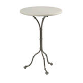 Noir Byron Pedestal End Table | Wayfair